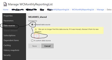 Reporting Services How To Point All Deployed Ssrs Reports To Different Shared Datasource On