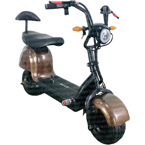 Купить электроскутер Citycoco GT Mini X4 1000W 13ah Коричневый в Москве ...