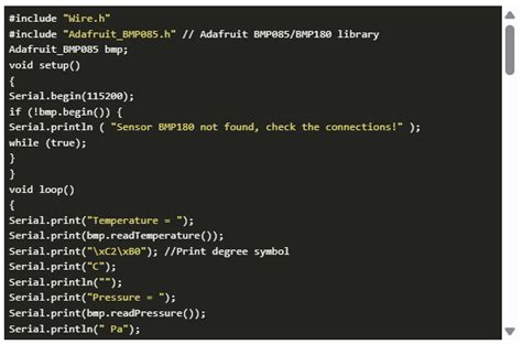 将gy 68模块连接到arduino来测量压力和温度arduino Gy 68 Bmp180 Csdn博客