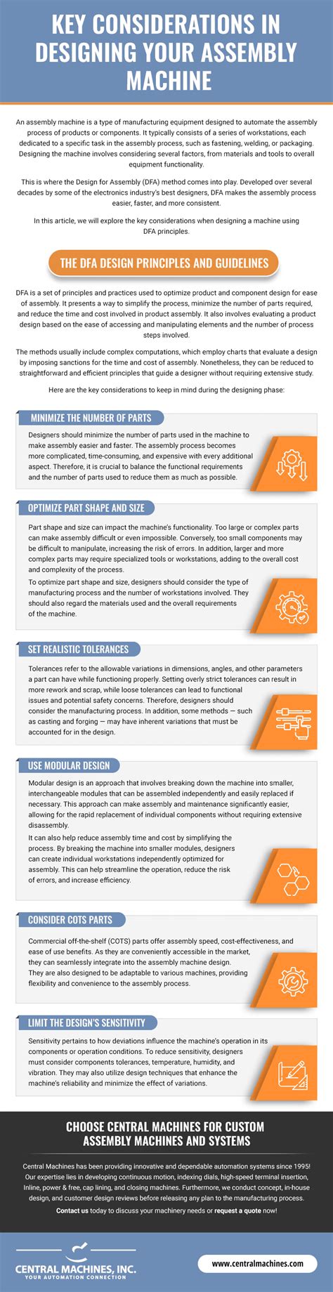 Key Considerations In Designing Your Assembly Machine Central