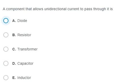 A Component That Allows Unidirectional Studyx