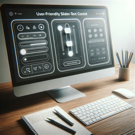 User Friendly Slider Text Control Enhance App Interfaces
