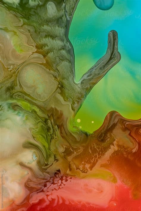 Liquid Color Waves Background By Stocksy Contributor Robert