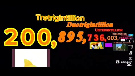 0 To 1 Quadragintillion With Sound 4 10 Youtube