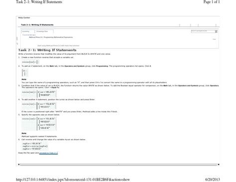 Mathcad If Statements Pdf Function Mathematics Software Engineering