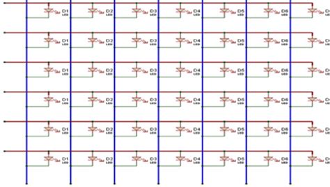 LED Dot Matrix Array Arrangement This Type Of Array Can Be Made Of Any Download Scientific