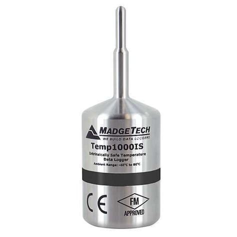 Madgetech Temp1000is Submersible Intrinsically Safe Temperature Recorder Product John Morris