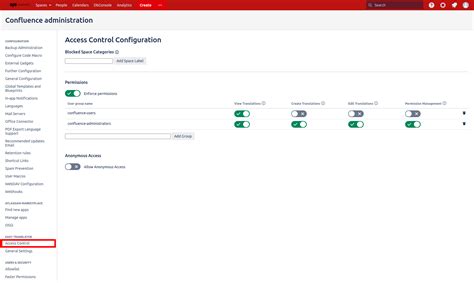 access control and permissions