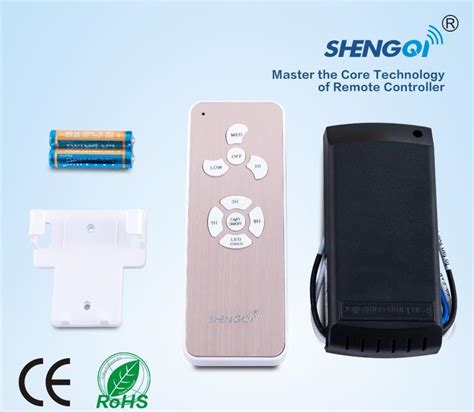 3 Speed Optional Ceiling Fan Light Remote Switch Rf Receiver And Radio Frequency