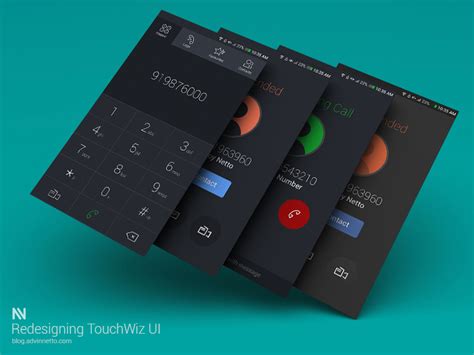 Touchwiz Ui Redesign By Advin Roy Netto On Dribbble