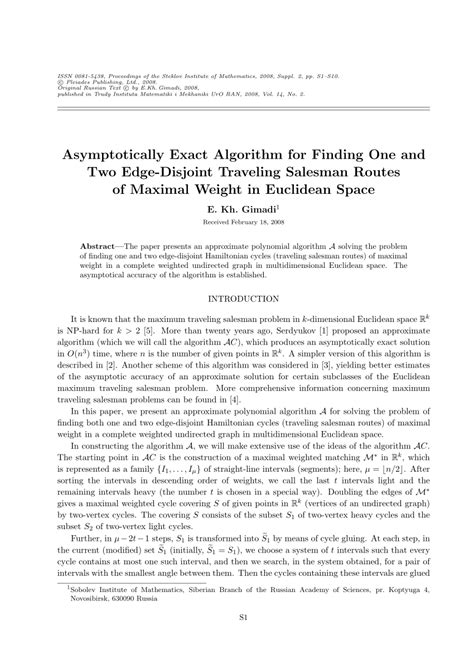 pdf asymptotically optimal algorithm for finding one and two edge