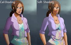 Cel Shading Vs Soft Shading Anatomy Sketches Art Sketches Art