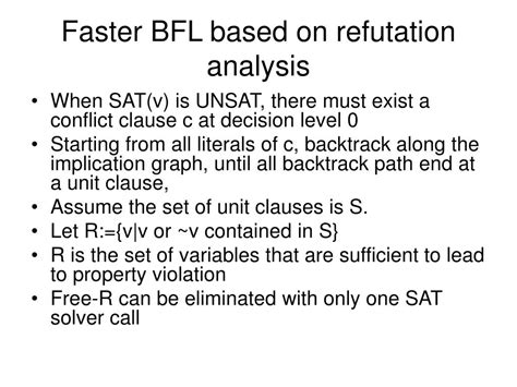 Ppt A Faster Counterexample Minimization Algorithm Based On Refutation Analysis Powerpoint