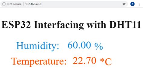 Circuit Digest ESP Based Webserver For Temperature And Humidity