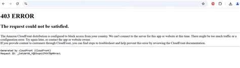 Removing Aws Cloudfront Access Restriction From A Country