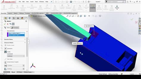 Solidworks Colision Detection Solidworks Advanced Mate Solidworks