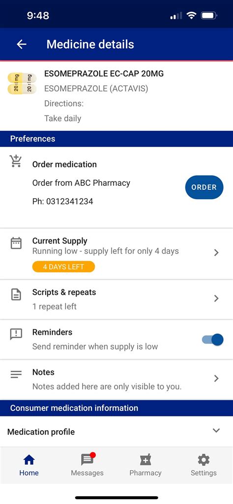 Medadvisor App View Repeats Remaining And Script Expiry Medadvisor
