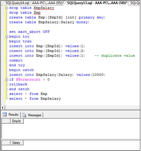 Welcome To Sqlserver Mvp Blog How Does “xactabort” Work In Sql