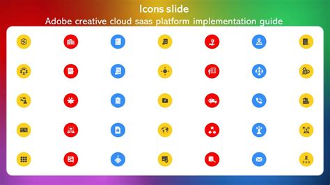 Icons Slide Adobe Creative Cloud Saas Platform Implementation Guide Cl Ss Ppt Template