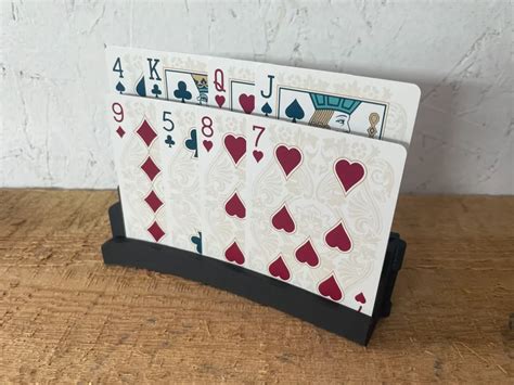 Playing Card Holder Foldable Free 3d Print Model Makerworld