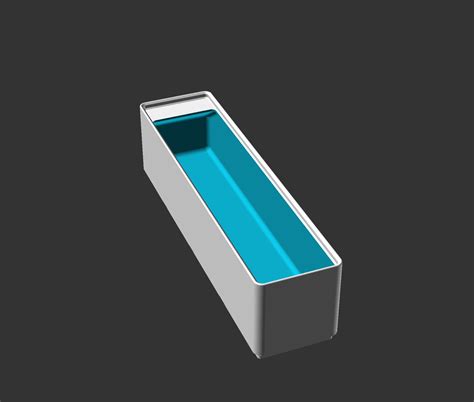 Gridfinity Bins 4x1 Format By Cwalters Download Free Stl Model