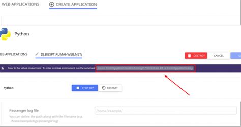 Cara Setup Flask Python Di CPanel Rumahweb