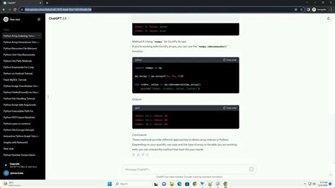 Python Get Array Index Youtube