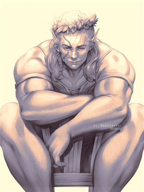 Halsin Dungeons And Dragons And 2 More Drawn By Reddjackal Danbooru