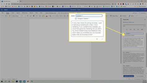 How To Use Microsofts Transcribe In Word Feature