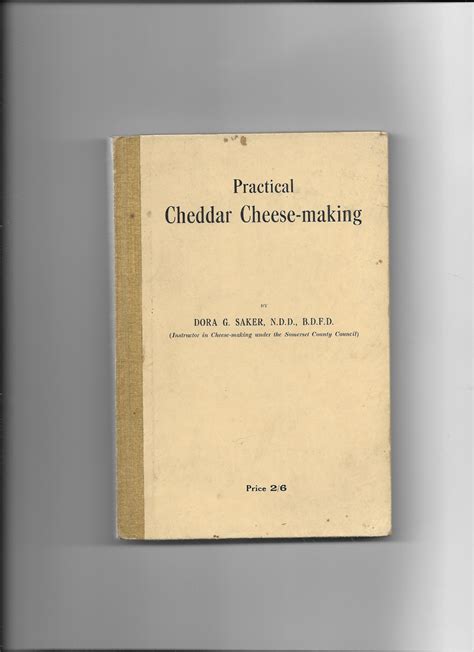 Practical Cheddar Cheese Making Dora G Saker 1917 Antique Price