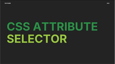 Code Coffee Css Full Course Taglish Part 2 25 Attribute Selectors Youtube