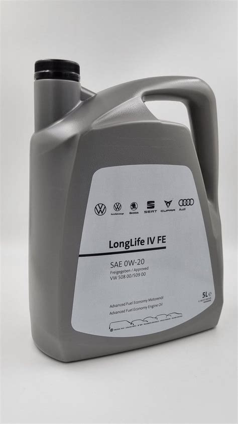 LongLife IV 0W-20 Motoröl 5 Liter - VW-Audi-Steiner Motoröl-Shop