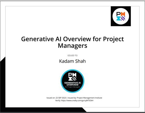 Kadam Shah On Linkedin Generativeai Projectmanagement