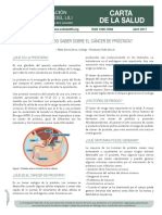 Folleto Cancer de Prostata | PDF | Cancer de prostata | Cáncer