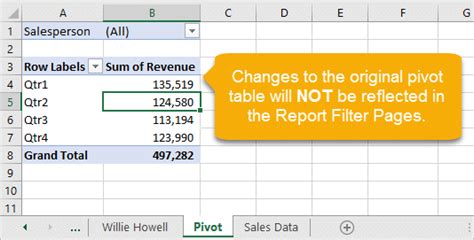 Create Multiple Pivot Table Reports With Show Report Filter Pages Excel Campus