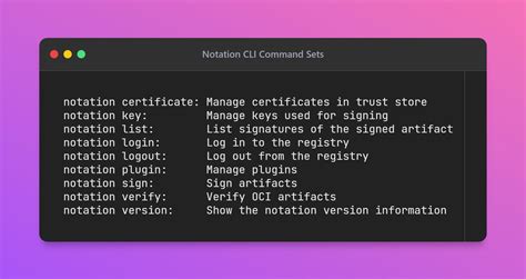 Notary Project On Twitter Notation Is A Tool To Sign Store And