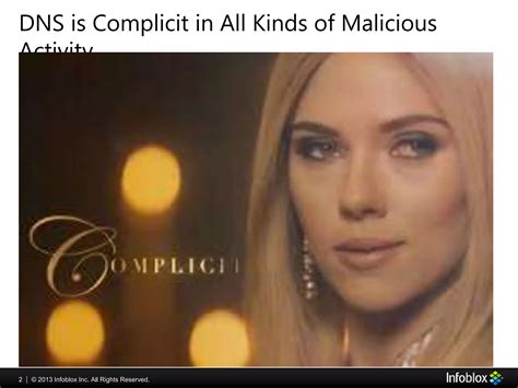 Infoblox Turning Dns From Security Target To Security Tool Pptx Web Hosting Internet