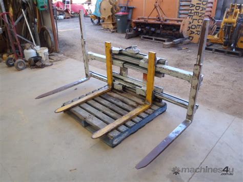 Used Cascade Forklift Twin Pallet Handler Forklift Clamps And Grabs 736542