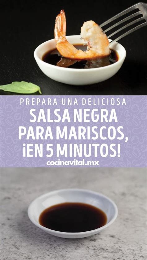 Prepara Una Deliciosa Salsa Negra Para Mariscos ¡en 5 Minutos