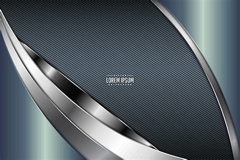 Metallic Background Space Modern Chrome Vector Space Modern Chrome