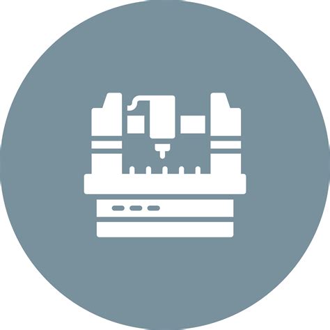 Cnc Machine Vector Icon 37287174 Vector Art At Vecteezy