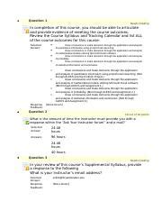 College Course Expectations And Policies Study Guide Course Hero