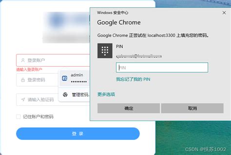取消浏览器中自动填充密码时弹出windows安全中心的验证 谷歌浏览器填充密码弹出安全中心怎么办 csdn博客
