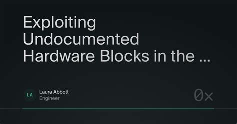 exploiting undocumented hardware blocks in the lpc55s69 oxide