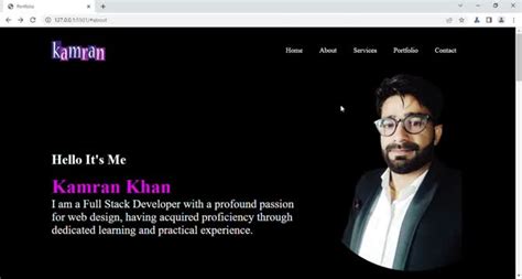 Md Kamran Khan On Linkedin Codsoft Webdevelopment Portfoliowebsite