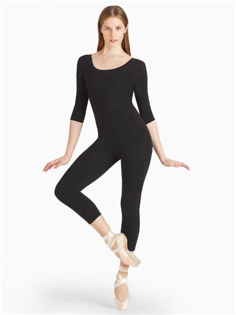 10883w Dancer Becomes The Dance Unitard Black Md Dancing Doll Dancewear