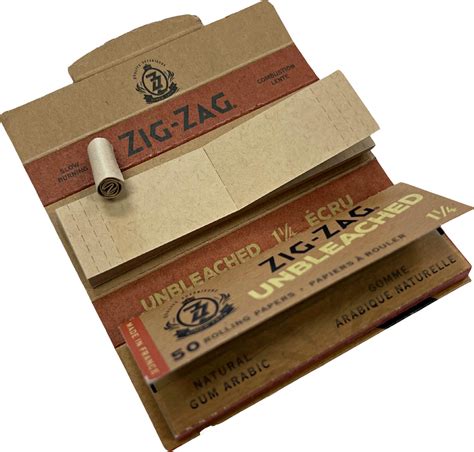 Zig Zag Unbleached 1 1 4 Paper And Tips Bc Smoke Shop