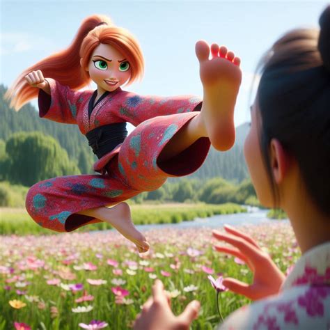 Acceptable Ai Render Of Kim Possible By Hubertcum On Deviantart