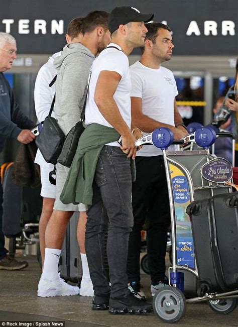 Mark Wright Arrives For His Brother Joshs Stateside Stag Party Daily