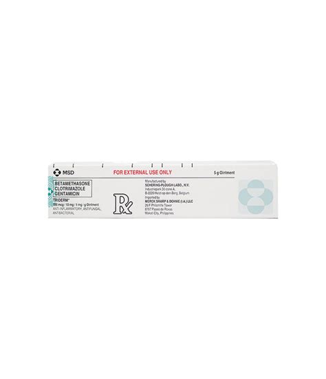 Triderm Ointment 5gm Available At Rose Pharmacy